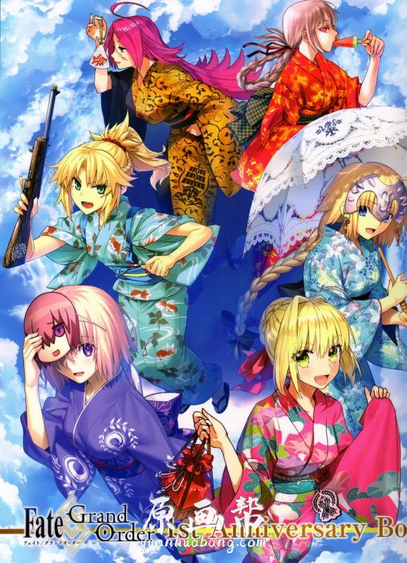 [游戏设定] 1周年纪念Fate Grand Order高清扫描图集33p_原画素材_原画帮