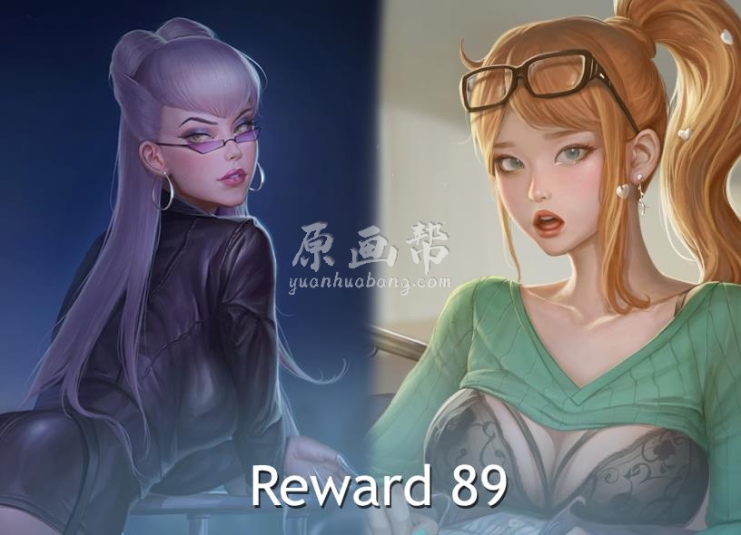 [cg插画] Hoobamon画师89期精美动漫人物插画CG作品 56p_绅士福利 原画素材6324_原画帮